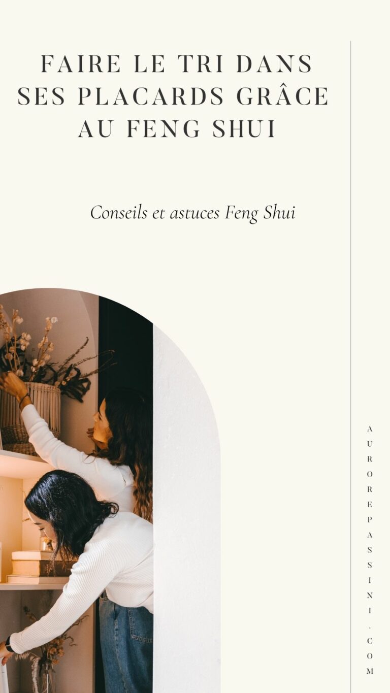 Le tri conscient en Feng Shui